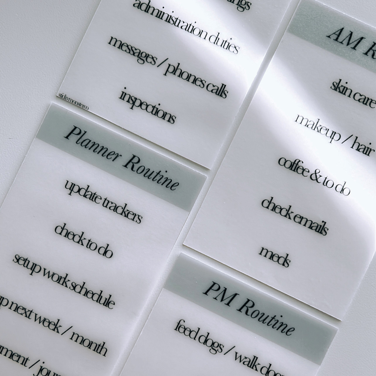 functional cards – stylish + minimal co